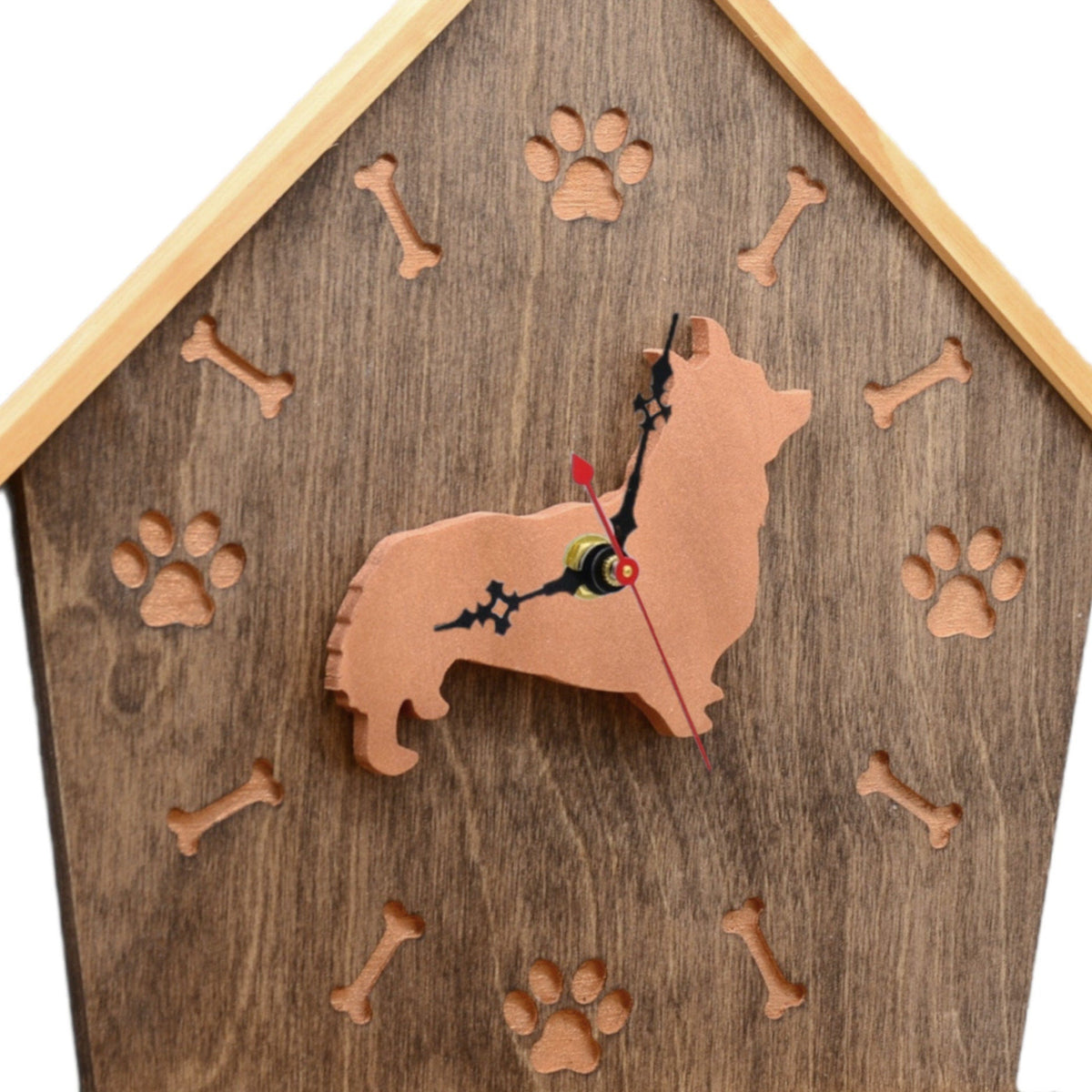 Corgi Personalized Wall Clock | DogPound Creations