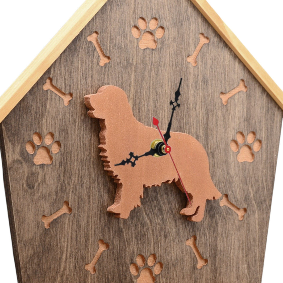 Golden Retriever Personalized Wall Clock | DogPound Creations