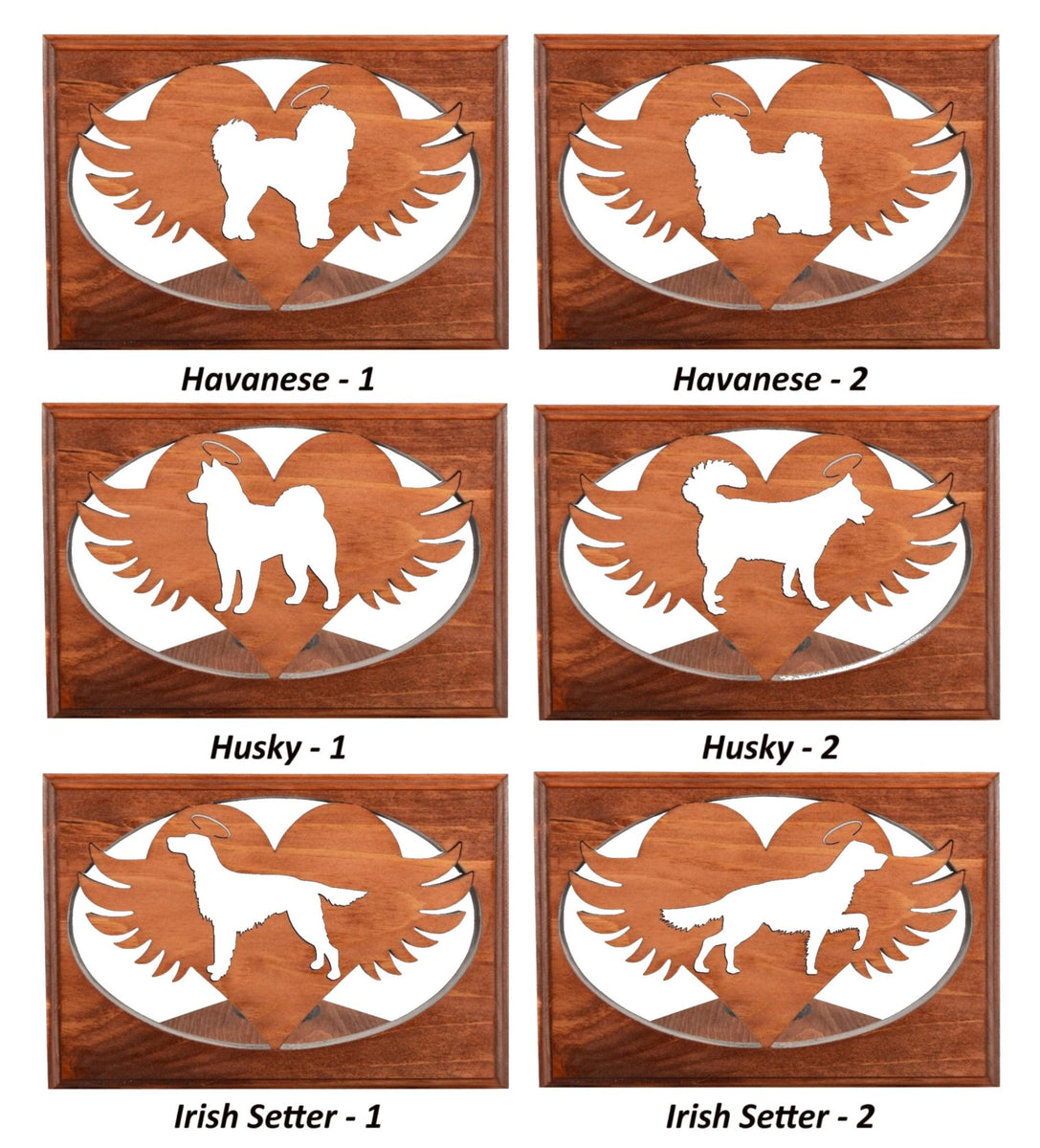Havanese • Husky • Irish Setter | Angel Wing Dog Memorial – DogPound ...